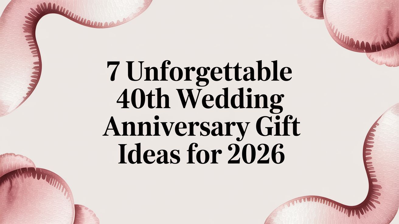 7 Unforgettable 40th Wedding Anniversary Gift Ideas For 2026 ...