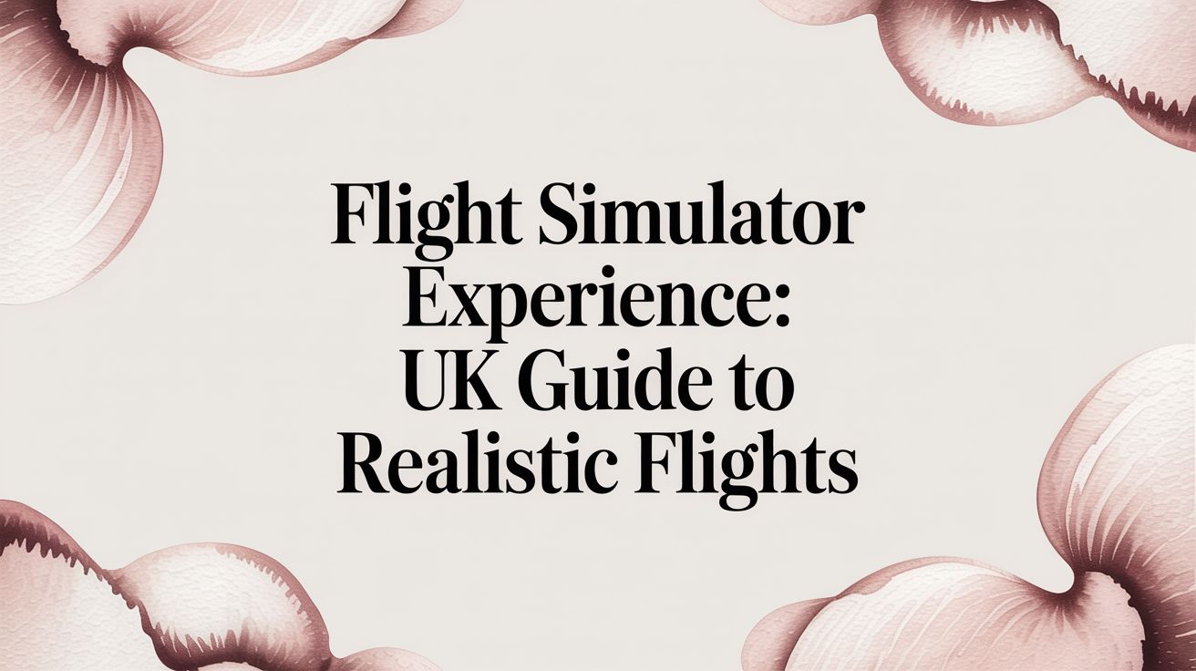 flight simulator experience: UK guide to realistic flights – Guesswhatidid
