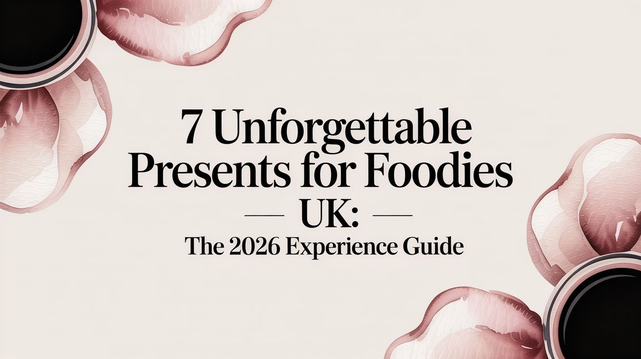 7 Unforgettable Presents for Foodies UK: The 2026 Experience Guide ...