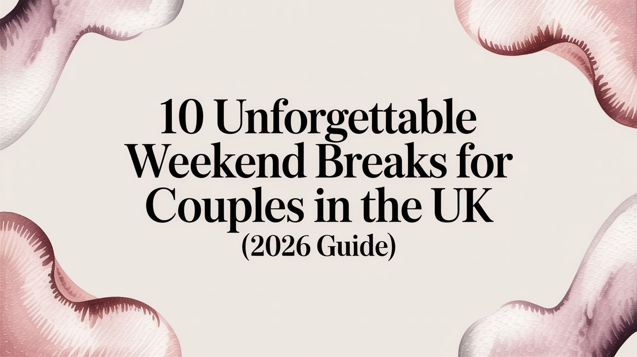 10 Unforgettable Weekend Breaks For Couples In The UK (2026 Guide ...